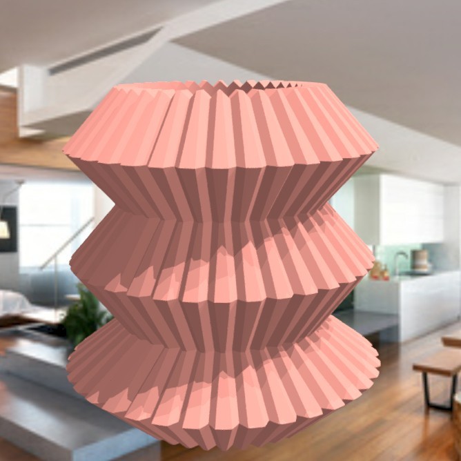 STL file vase "ORIGAMI" 3dgregor・3D print model to download・Cults
