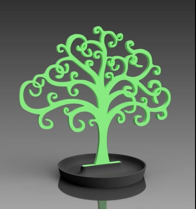 Download STL file Tree of life - jewelry holder • 3D printing model ・ Cults