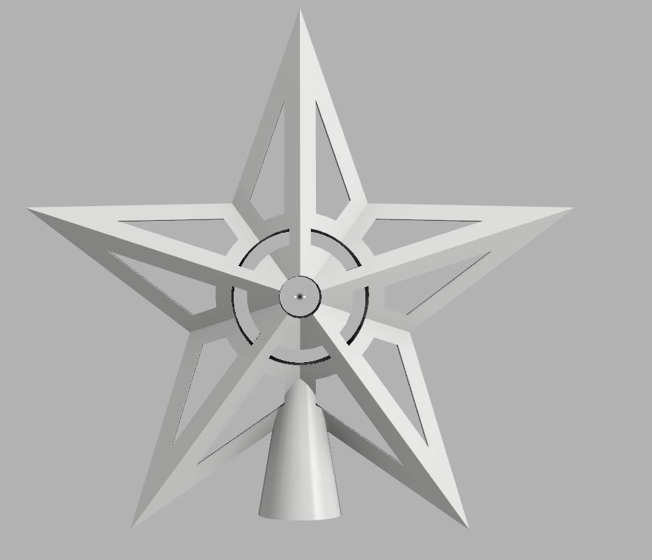 Free STL file Christmas Star - Etoile de Noël 🎄・3D printer model to ...