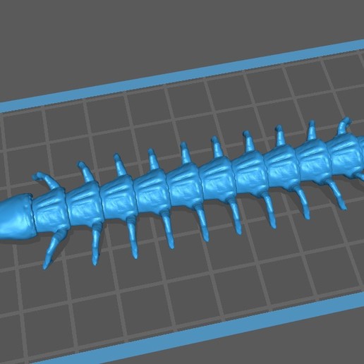 Download STL file Halloween flexible centipede, quickest print: 40 min ...