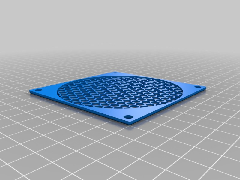 Free 3D file 80mm fan guard hex・3D printer model to download・Cults
