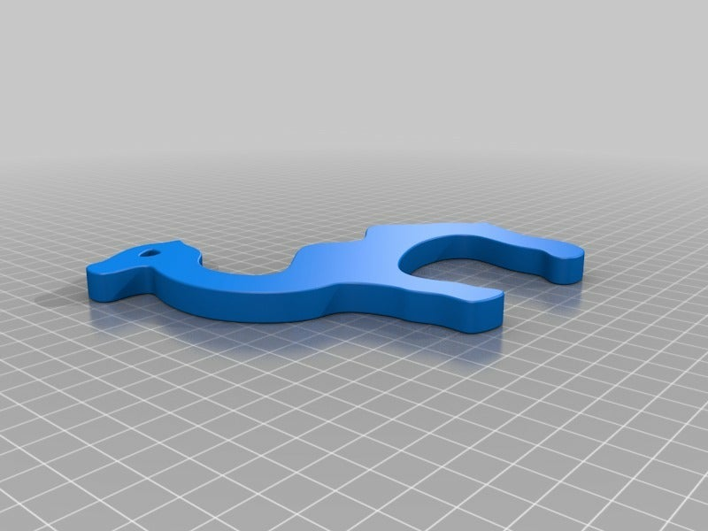 Free STL file maakmake]Camel Partition Hanger 1・Model to download and ...