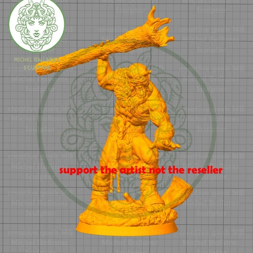 Download STL file Giant Cyclops concept miniature by creative geek MB ...