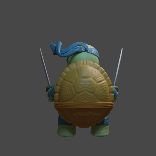 Download 3D print files Leonardo TMNT Chibi ・ Cults