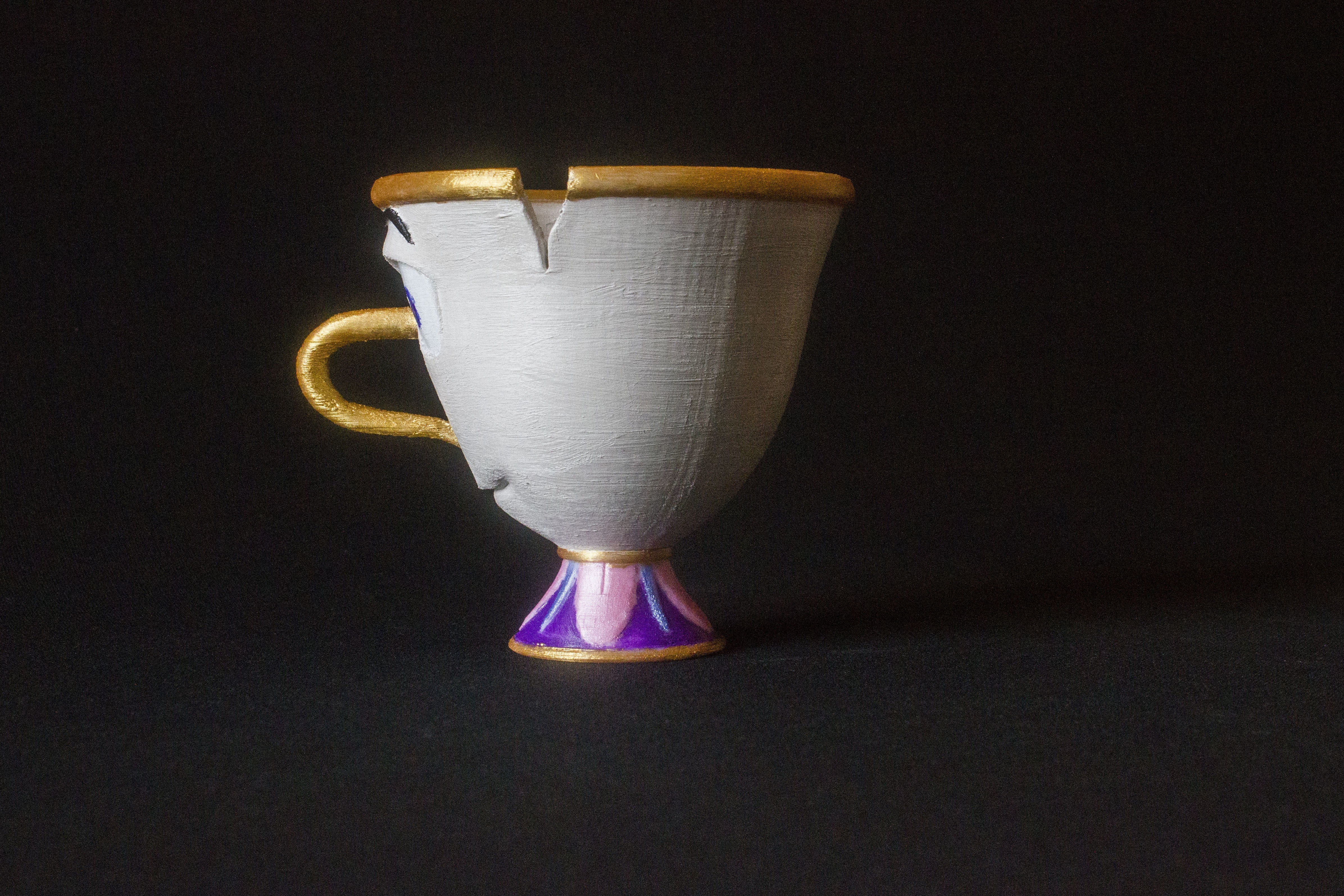 Download free STL file Chip (Beauty and the beast) • 3D print template ...