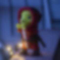 Download free STL file PikaPool (Pikachu & Deadpool) • 3D printer ...