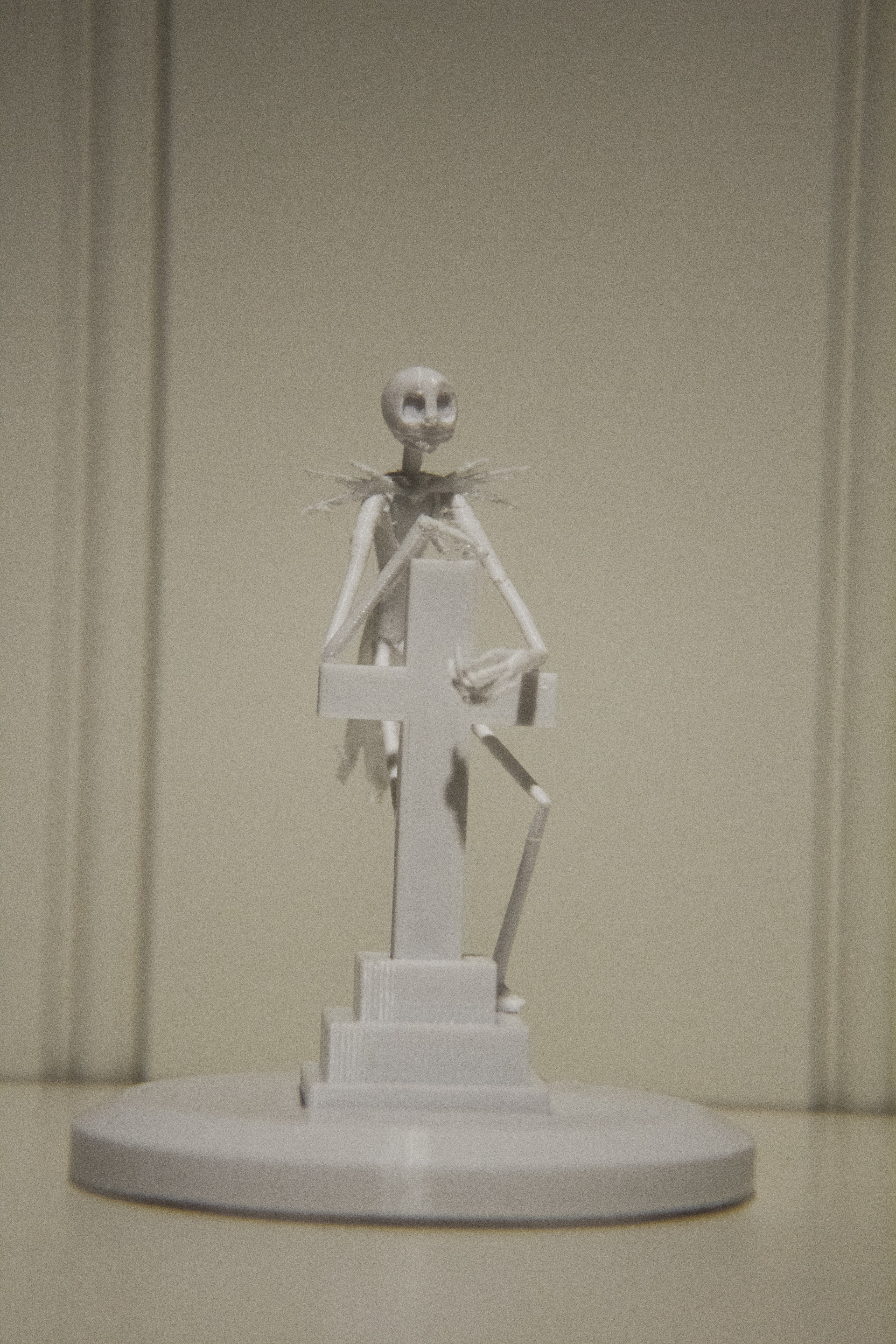 Free STL File Jack Skellington With Tombstone Nightmare Before