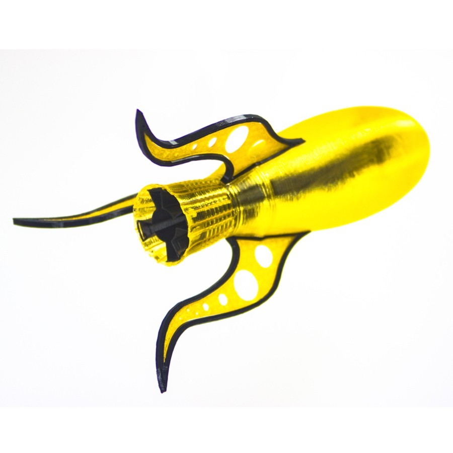 Free STL file Retro Sci-fi Rocket・3D printer model to download・Cults