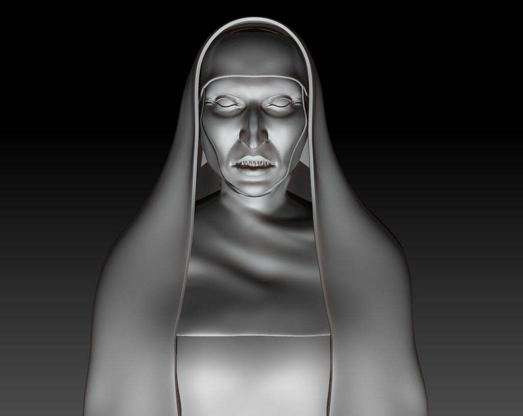 Free STL file The Nun 👫・Template to download and 3D print・Cults