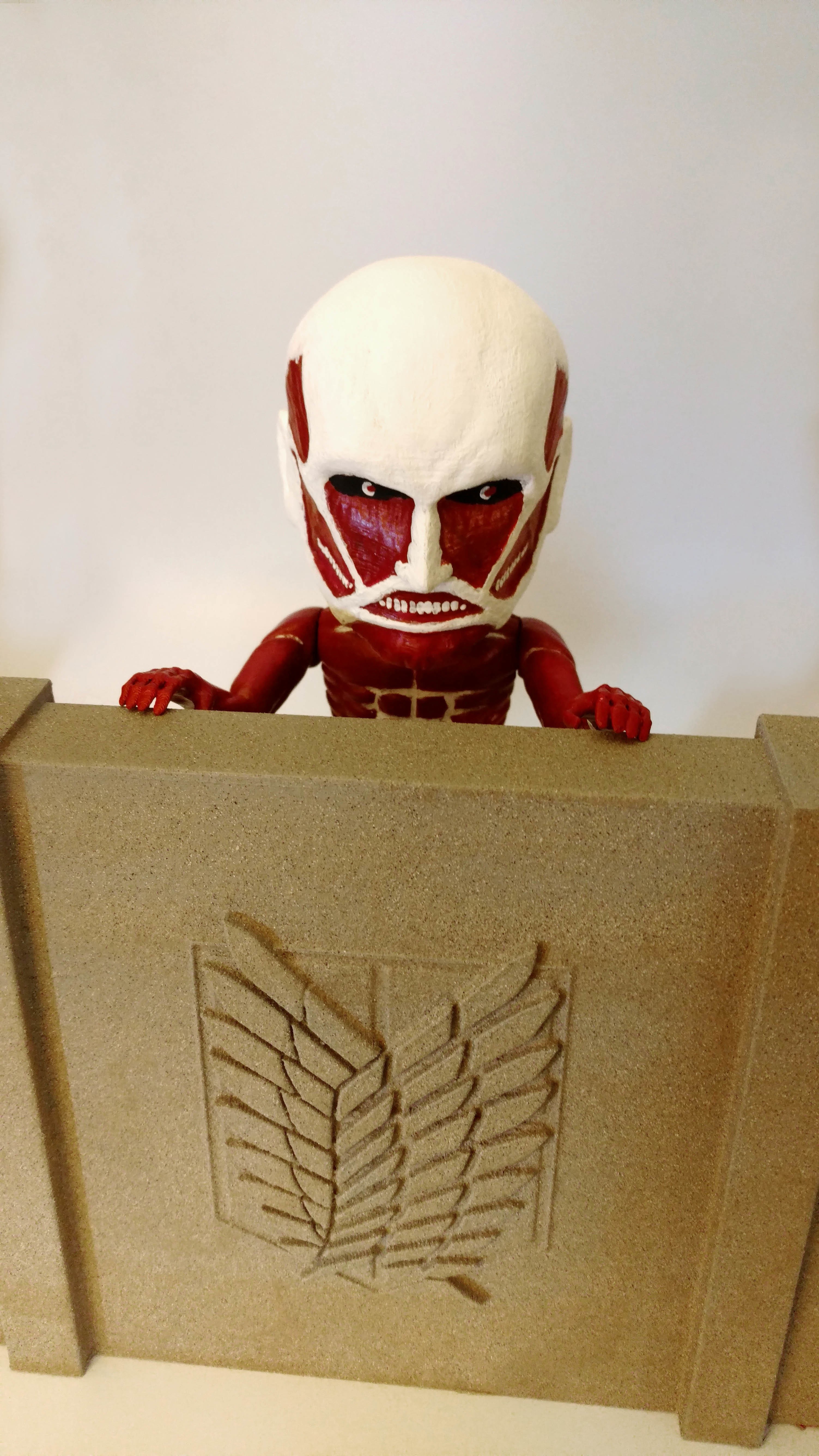 Бесплатный STL файл Attack on Titan - Bobblehead 👽・3D-печатный объект ...