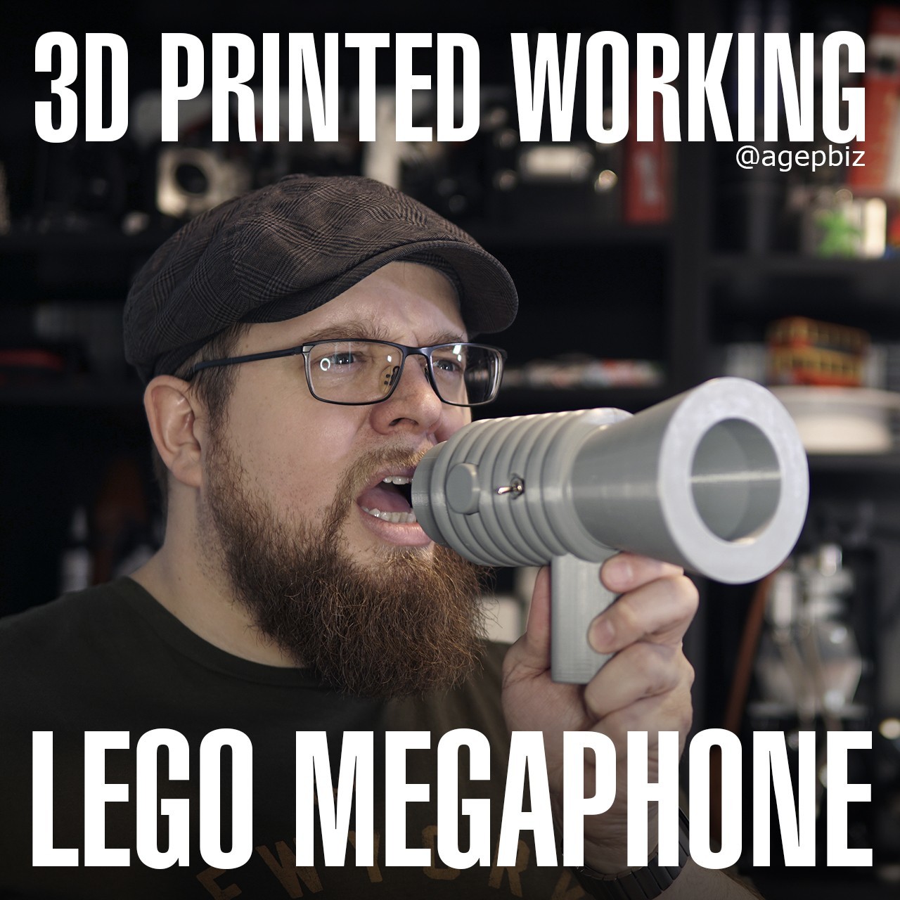 Free STL file Human Scale Working LEGO Megaphone・3D printing idea to ...