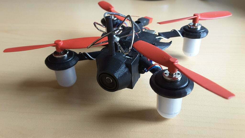 Free STL file Micro FPV Quad-racer 2S 90mm polycarbonate 🚗・3D printing ...
