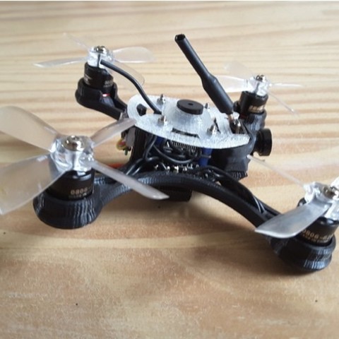 Download free STL file Mini Quad Racer 100mm Brushless GemFan 0806 ...