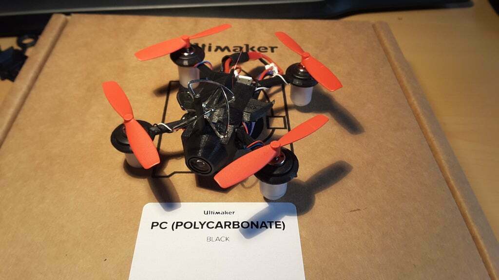 Free STL file Micro FPV Quad-racer 2S 90mm polycarbonate 🚗・3D printing ...