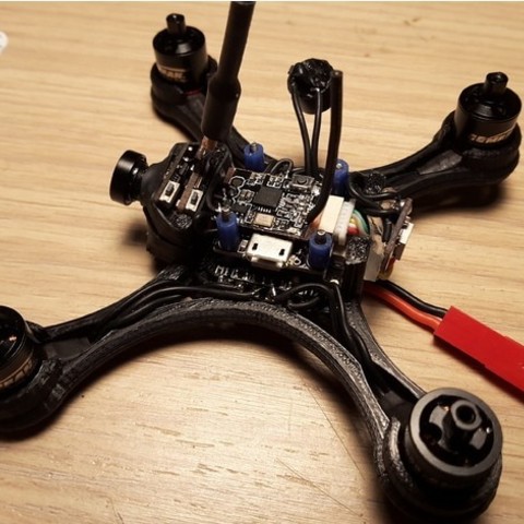 Download free STL file Mini Quad Racer 100mm Brushless GemFan 0806 ...