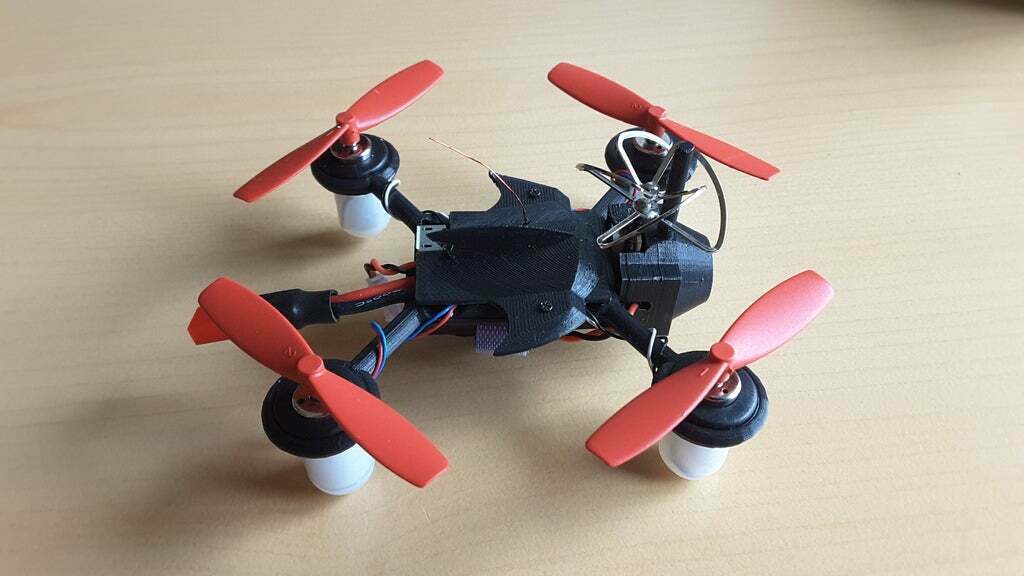 Free STL file Micro FPV Quad-racer 2S 90mm polycarbonate 🚗・3D printing ...