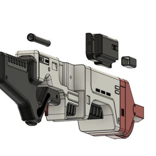 Download STL file Institute rifle inspired by Fallout 4 ・ Cults