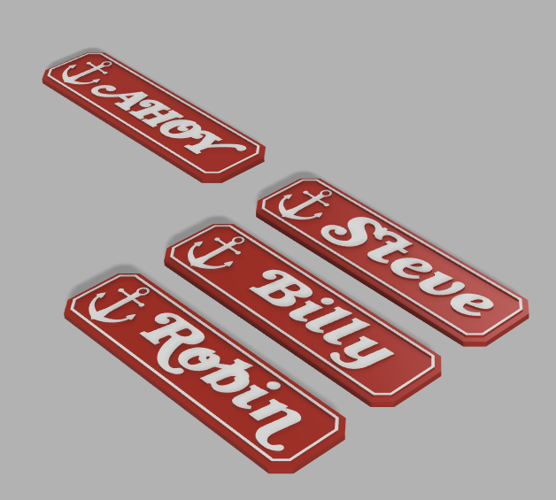 Free STL file Nametags from AHOY (Stranger Things)・3D printable model ...