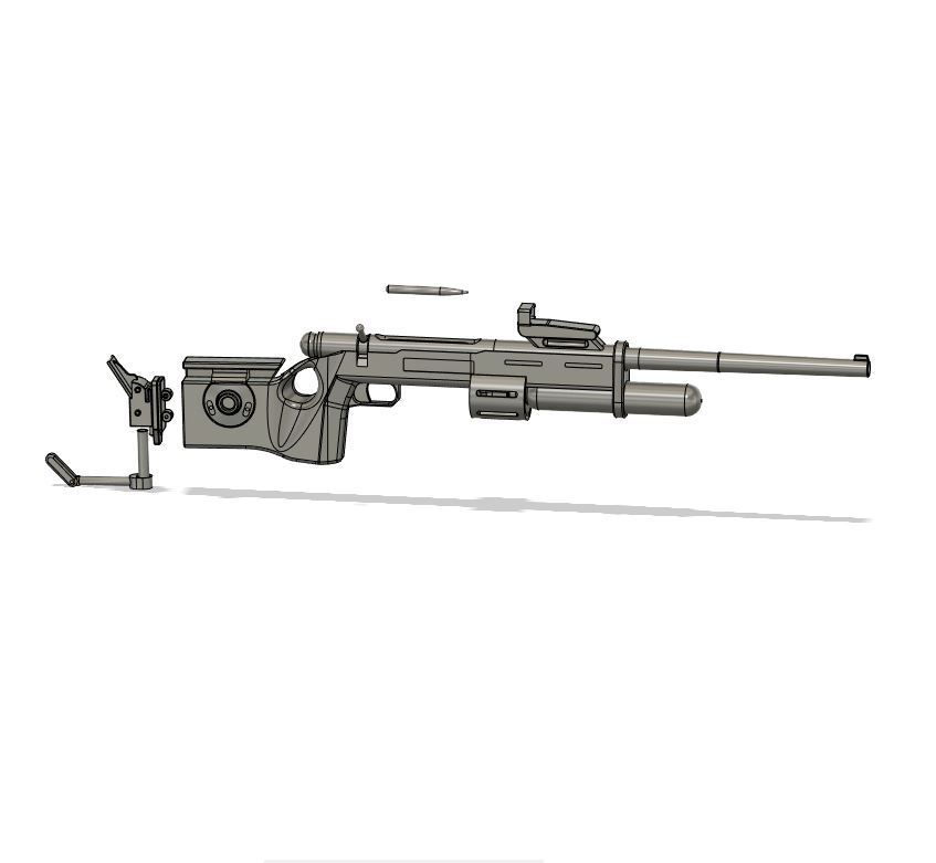 3D file Lindstradt rifle from Jurassic park 🎲・3D printing idea to ...