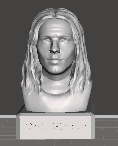 STL file David Gilmour ️・Model to download and 3D print・Cults