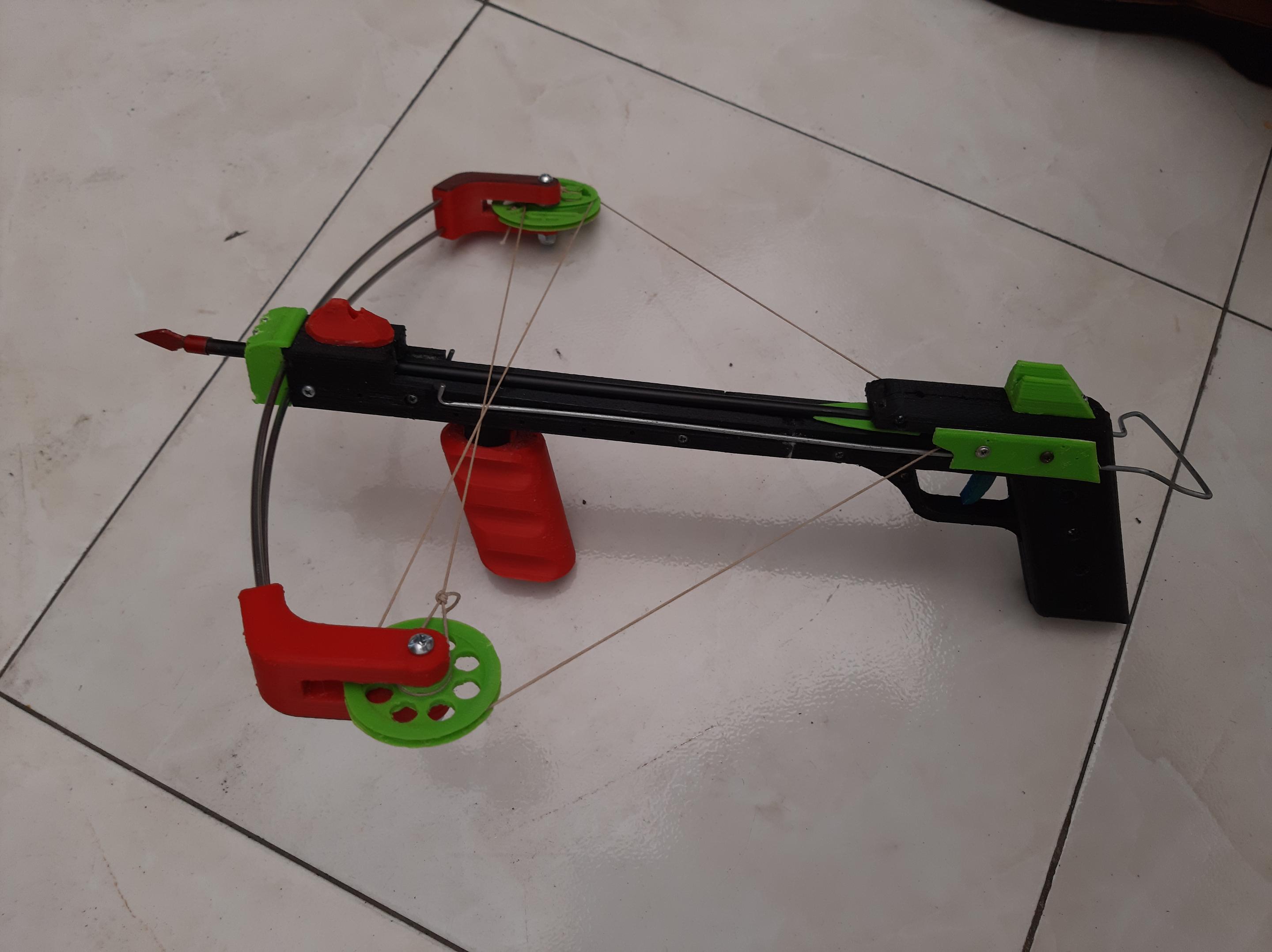 STL file FUNCTIONAL COMPOSITE CROSSBOW 🏠・3D print design to download・Cults