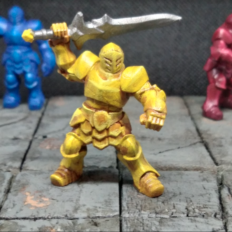 STL file Knight Miniatures, CrestPlate Knight; Multi-Pack・3D print ...