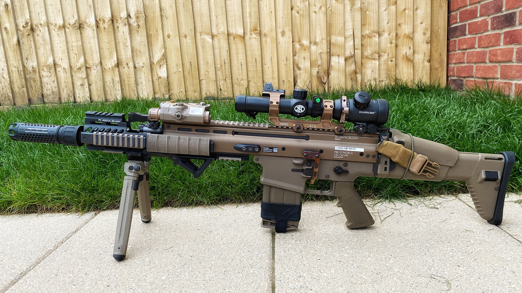 Free 3D file Tokyo Marui SCAR-H Airsoft Rail Extension 🗼・Model to download and 3D print・Cults