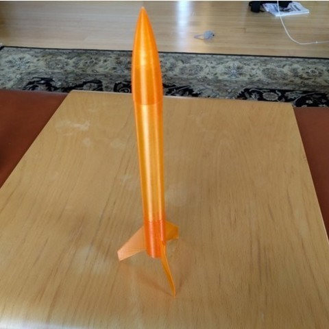 Download free 3D printing models Alpha 3D Model Rocket ・ Cults