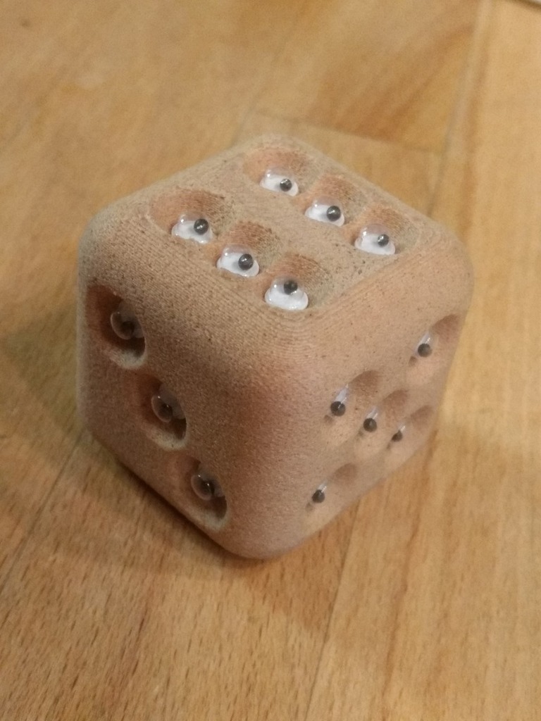 Free 3D file parametric dice with googly eyes・3D print design to ...