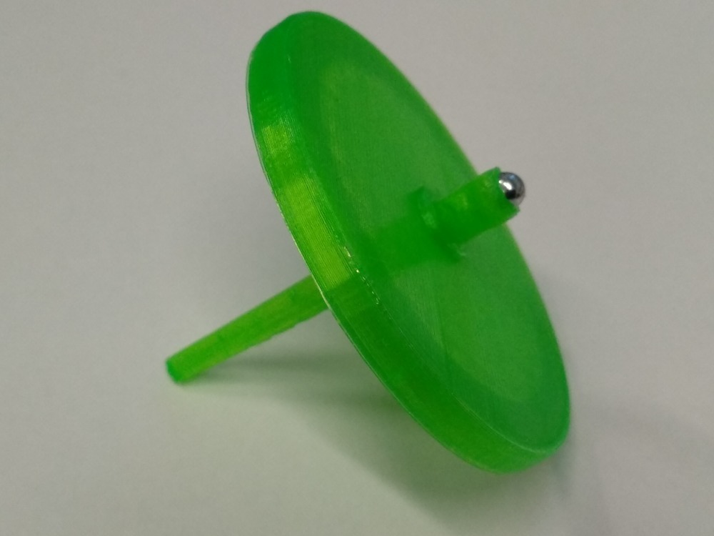 Free 3D file Spinning Top, easy to print, works great・3D print model to ...