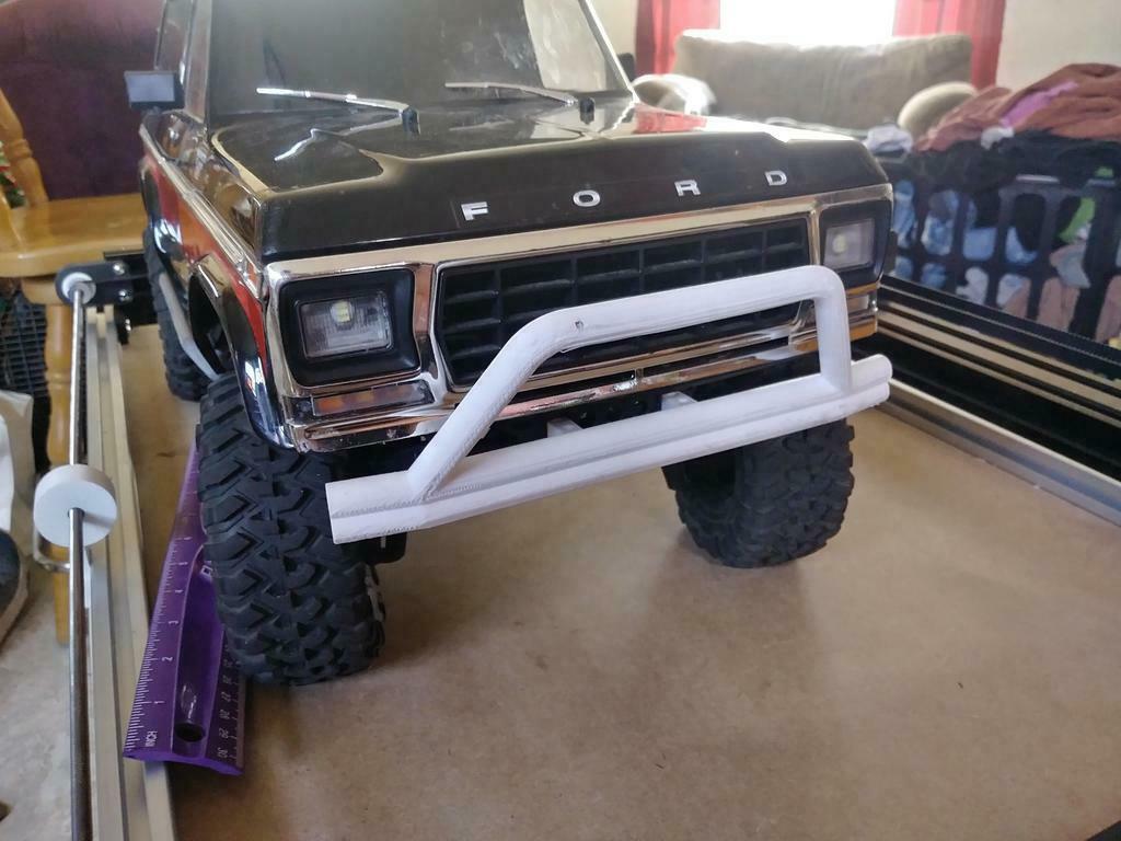 Toy Body Armor RC4WD Tough Armor Metal Front Bumper For TRX4 Bronco ...