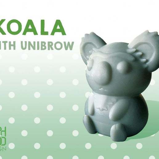 Download free 3D print files Koala with unibrow ・ Cults