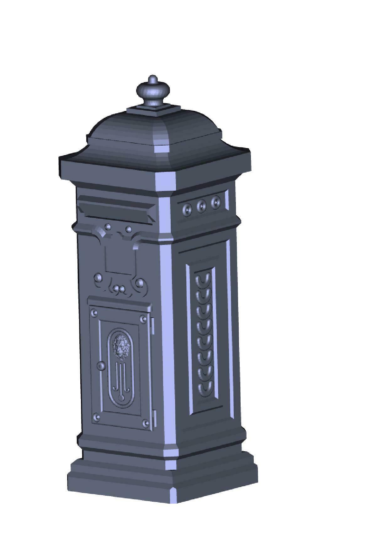 STL file 1/6 victorian mailbox・3D printer design to download・Cults
