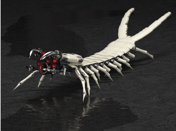 Free STL file Mechanical Centipede・3D print design to download・Cults