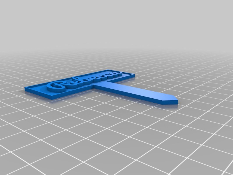 Free STL file Rebecca Plant Sign・3D printing model to download・Cults