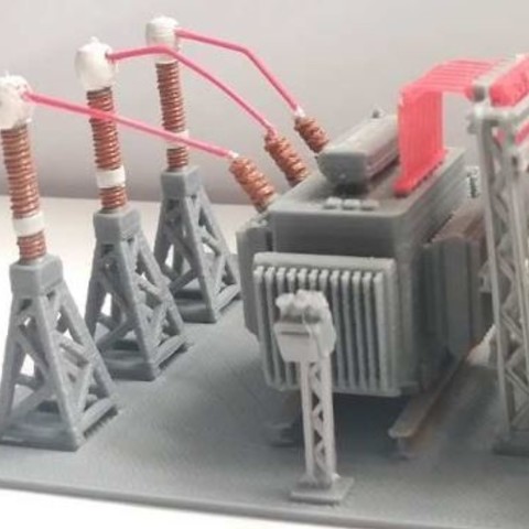 Download STL file 1500v substation • 3D printable design ・ Cults