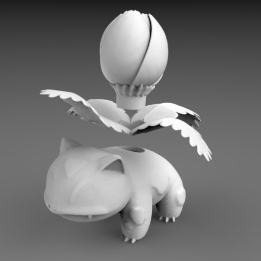 Download 3D printer designs POKEMON - HIGH RES - #002 Ivysaur ・ Cults