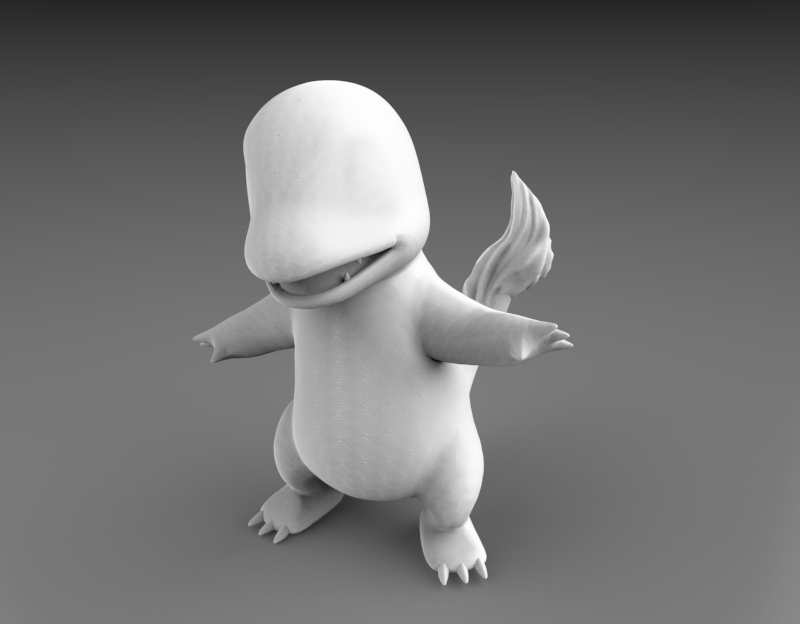 Download STL file POKEMON - HIGH RES - #004 Charmander • 3D printing ...