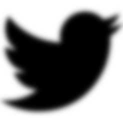 Download free STL files Logo Twitter! ・ Cults