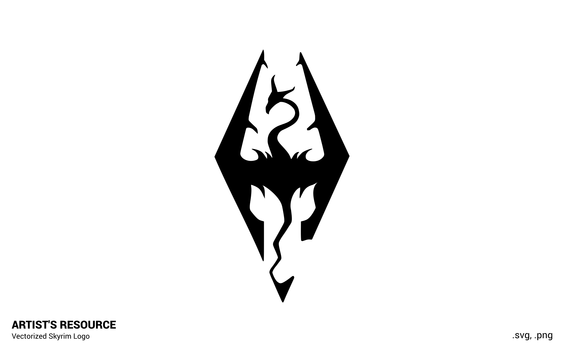 Free STL file Skyrim logo 🎲・3D printing template to download・Cults