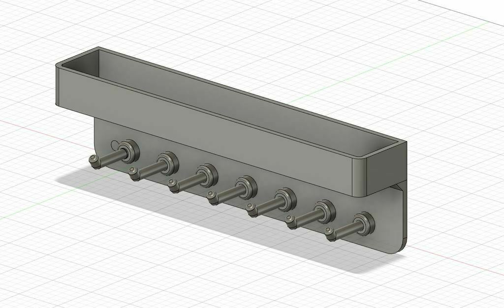 Free 3D file Key Wall Hook with Top Space・Design to download and 3D ...