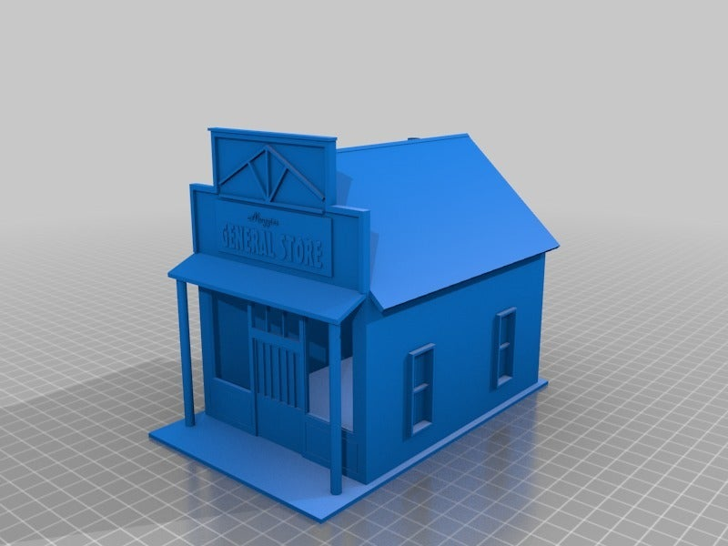 STL file Old time store - O scale 👴・3D printable design to download・Cults