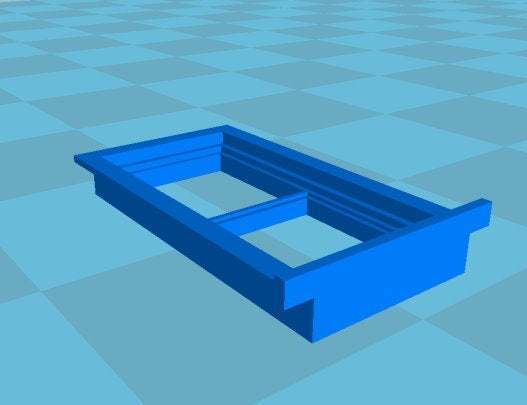 Free STL file HO - double hung casement window・3D printer design to ...