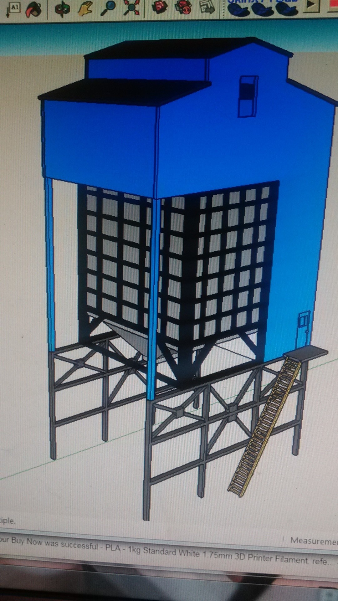 3D file N scale Coal Flood Loader・3D printer design to download・Cults