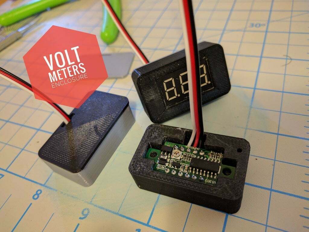 Free STL file Volt Meter Enclosure・3D printing design to download・Cults