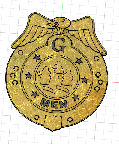 Archivo STL Placa de hombre G 👗・Objeto imprimible en 3D para descargar ...
