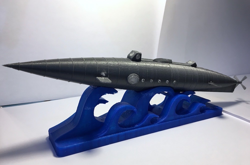 Free STL file Nautilus Submarine 📽️・3D printable design to download・Cults