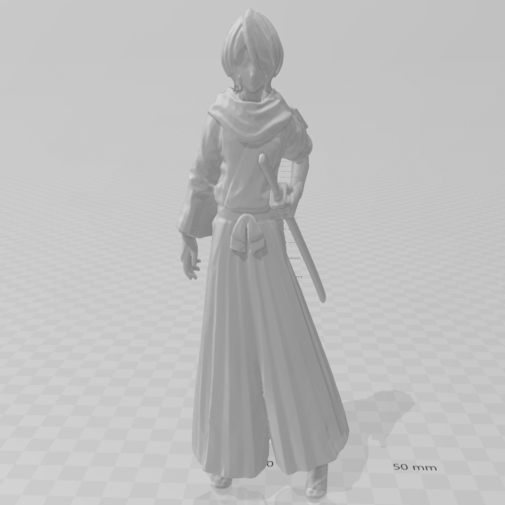 Free 3d File Rukia Kuchiki From Bleach 👧・3d Print Object To Download・cults 