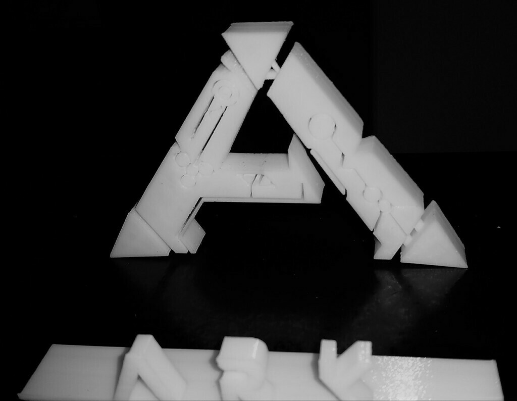 Free 3D file Ark Survival Evolved Logo・3D printer design to download・Cults