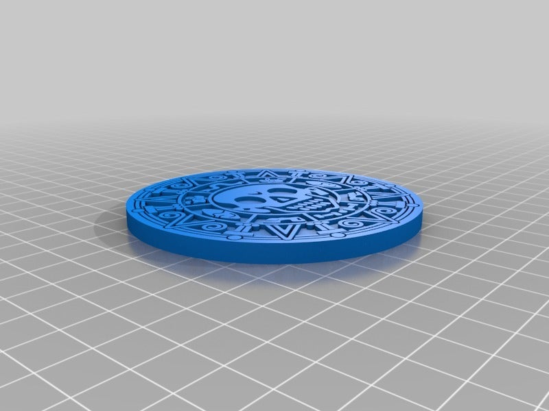 Free STL file Aztec coin double face・3D printing design to download・Cults